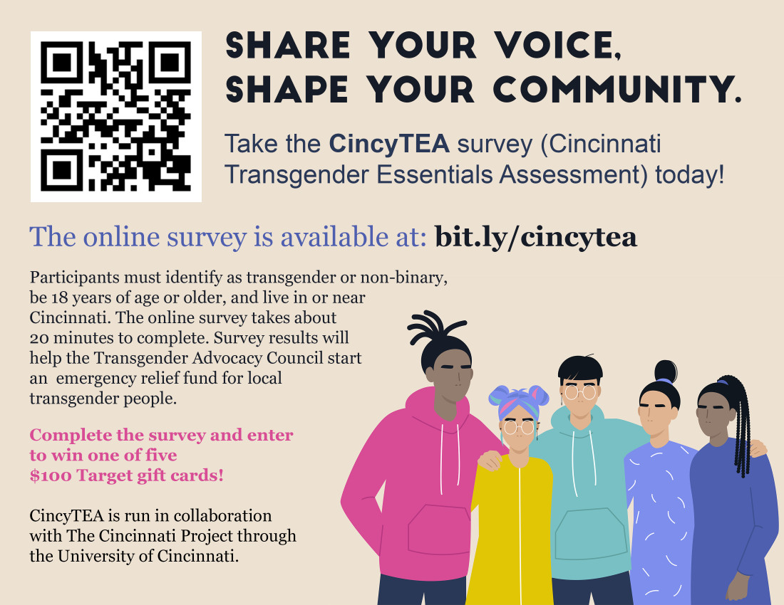 CincyTEA – Transgender Needs Assessment Survey – Transgender Advocacy ...
